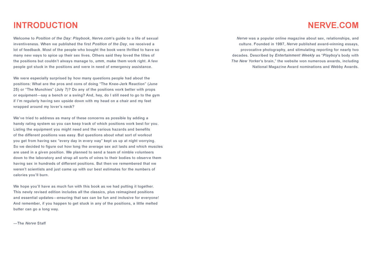 Position of the Day Playbook (Revised Edition) – Chronicle Books