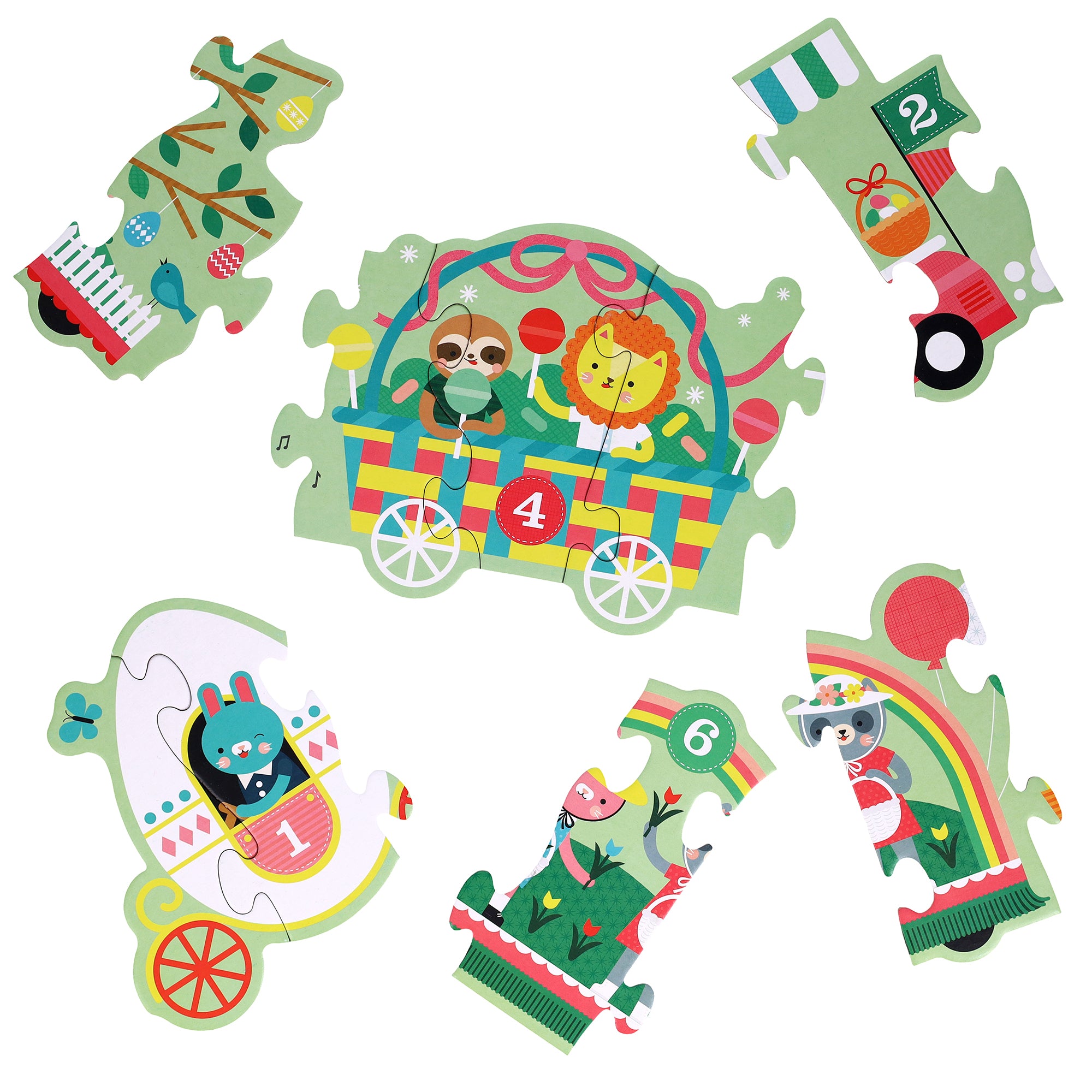 Easter Parade Shaped Floor Puzzle – Chronicle Books