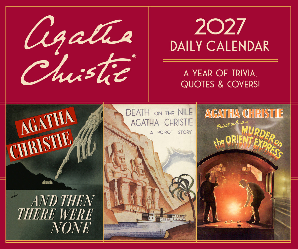 Agatha Christie 2027 Daily Calendar – Chronicle Books