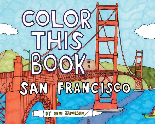 san francisco coloring book
