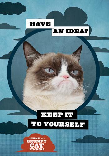 Grumpy Cat Flexi Journal with Stickers – Chronicle Books