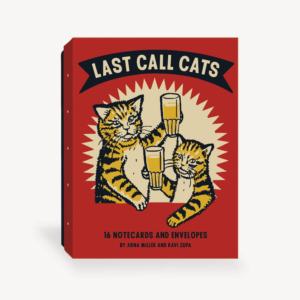 Last Call Cats Notecards | Chronicle Books